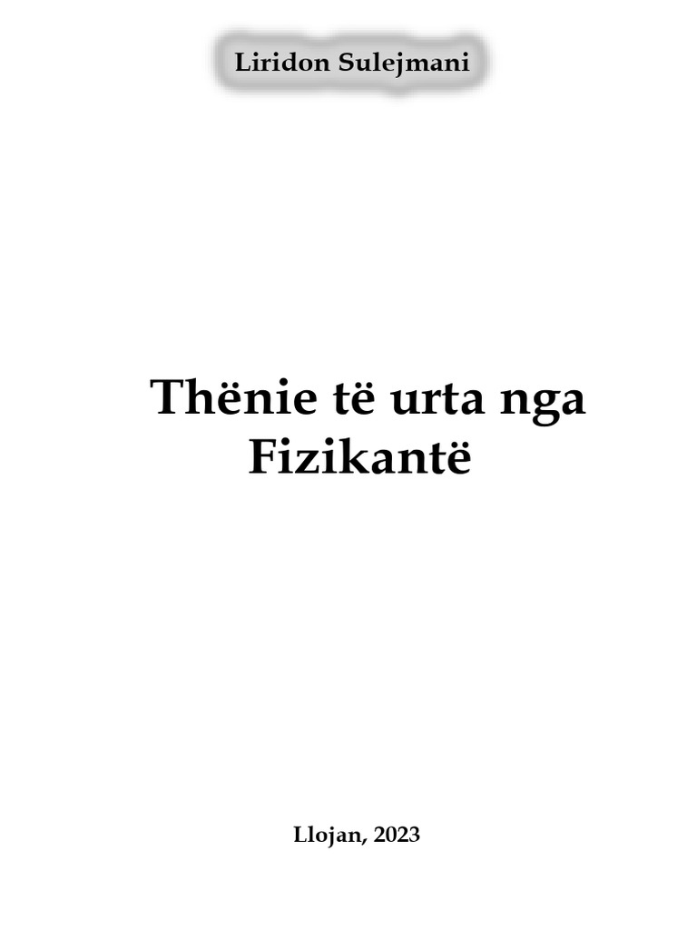 Thënie Të Urta Nga Fizikantë | PDF