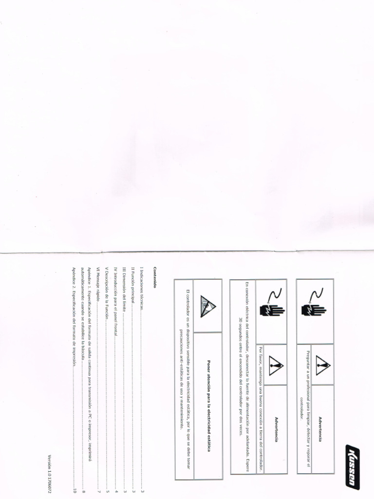Manual Kussen NET 100 | PDF