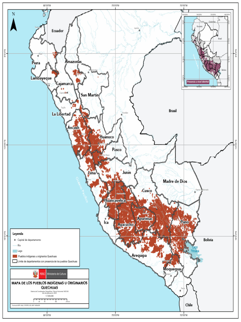 Mapa Pueblos Quechuas | PDF
