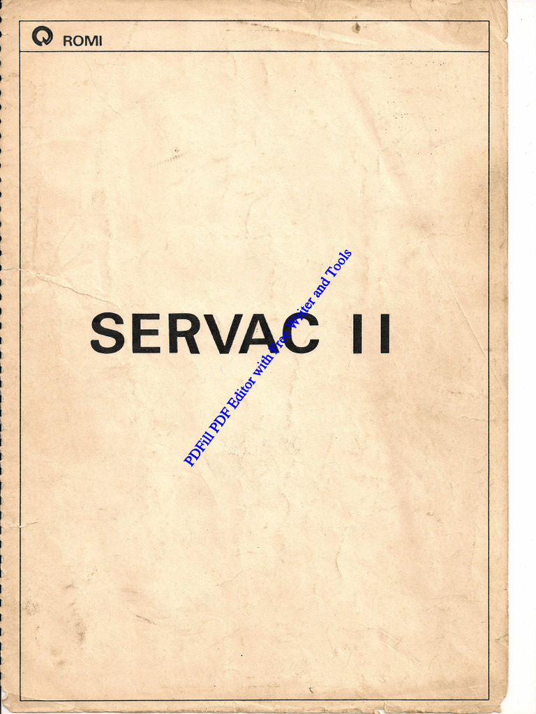 Servac II | PDF