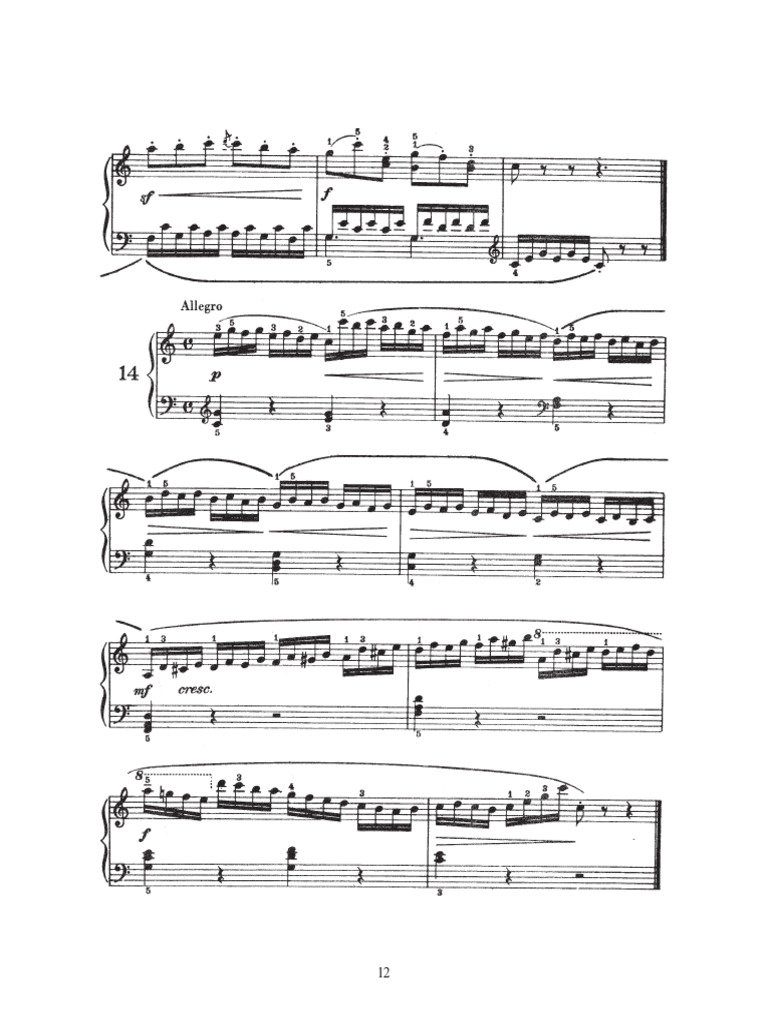 Czerny Germer n14 | PDF