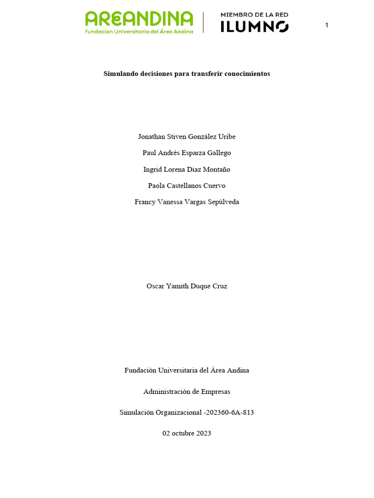 Simulacion Entregable Eje 4 | PDF