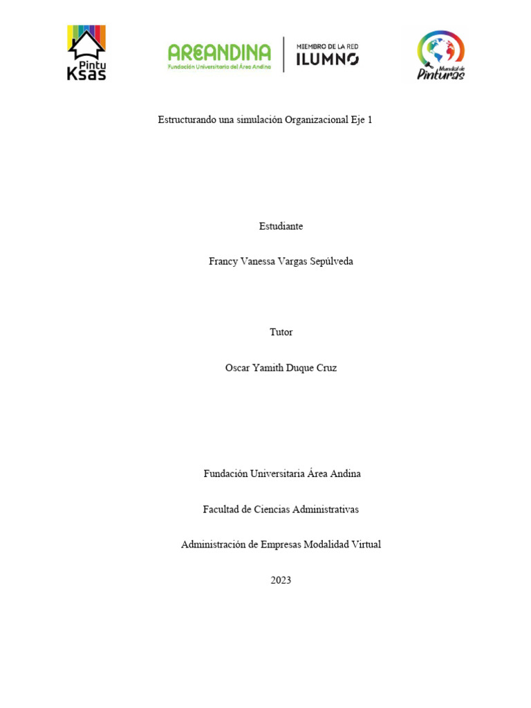 Simulación de Proyectos Eje 1 | PDF