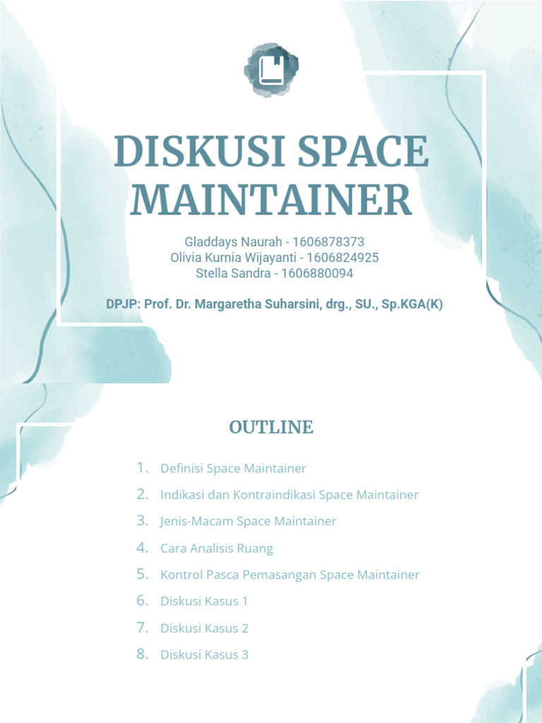 Space Maintainer | PDF