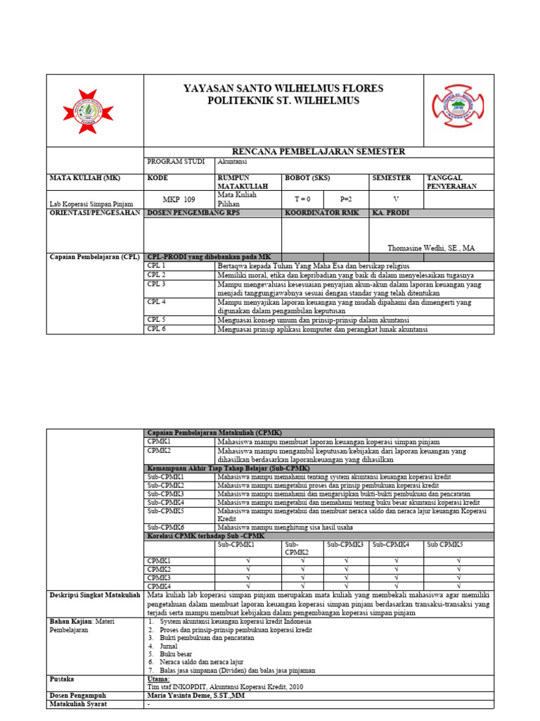 RPS Lab Koperasi Simpan Pinjam | PDF
