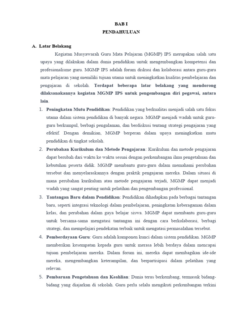 LAPORAN MGMP IPS TGL 31 Agustus, 7 September Dan 21 September 2023 | PDF