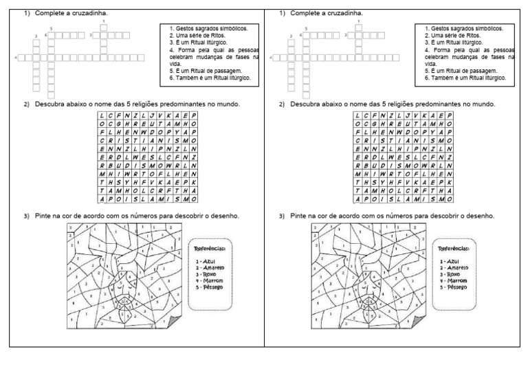 Atividade Ritos e Rituais | PDF