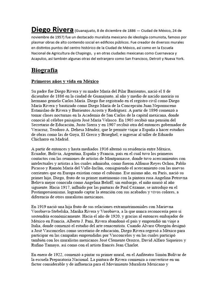 Diego Rivera | PDF | México