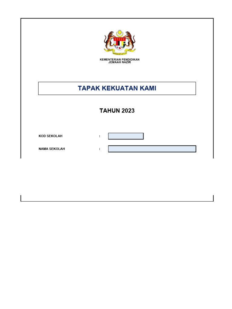 Tapak Kekuatan Kami 2023 | PDF