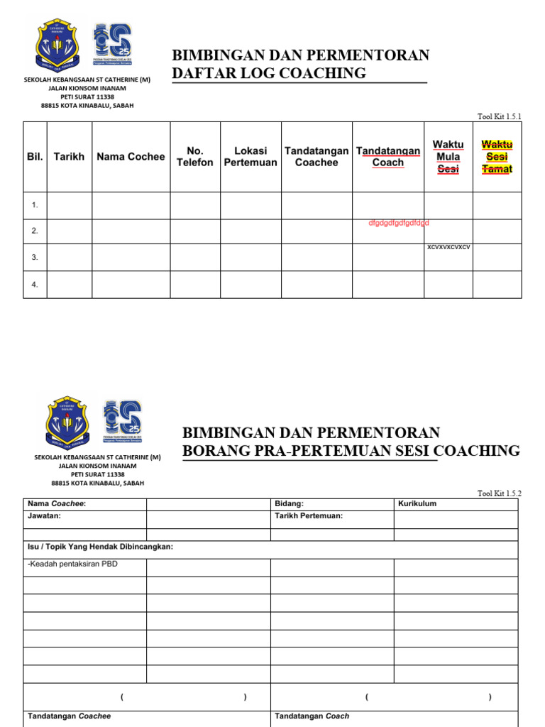 Borang CM Modul 8 | PDF