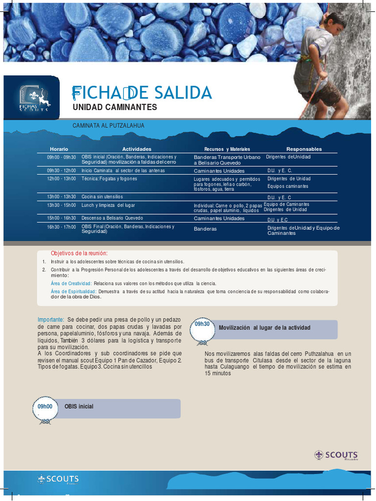 Ficha de Salida | PDF