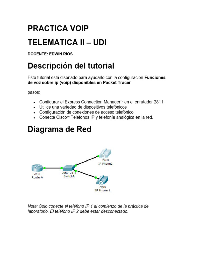 Practica Voip | PDF