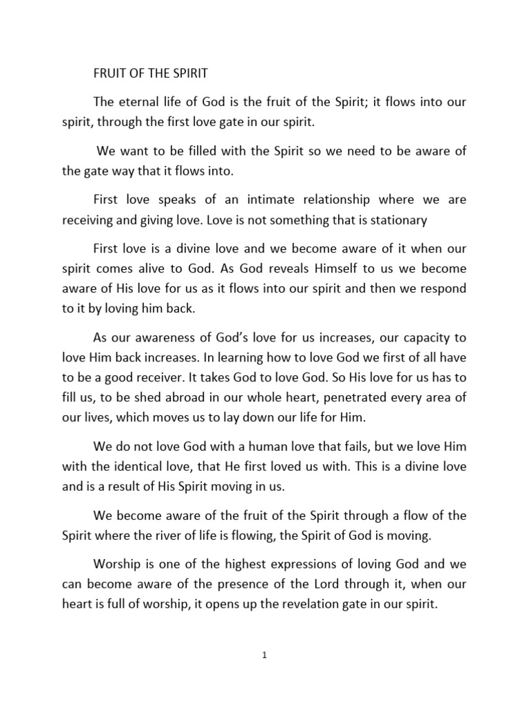 Fruit of The Spirit21883706.229170153 2 | PDF | Religion & Spirituality
