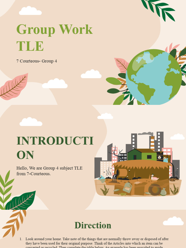 Group 4 Tle Presentation | PDF