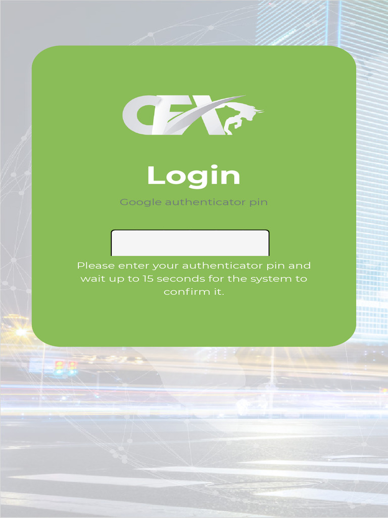 CFXGroup - Login | PDF