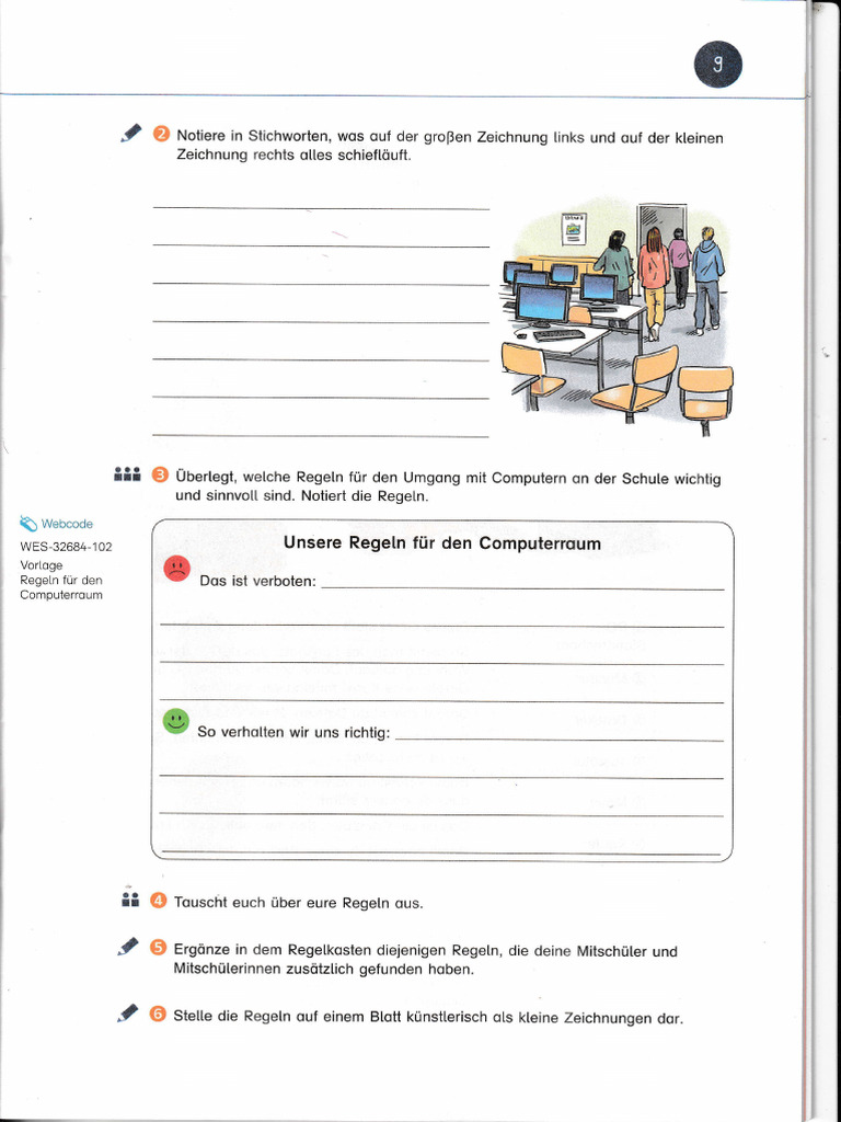 Regel im Computerraum-AB 1 | PDF