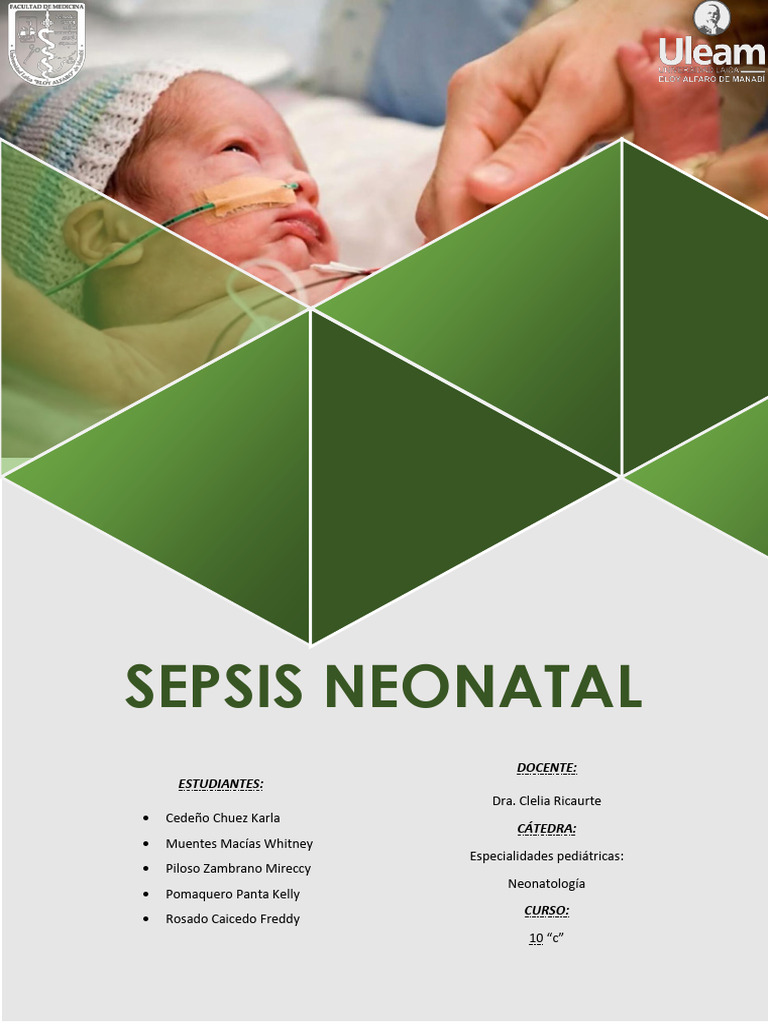 Sepsis Neonatal | PDF | Septicemia | Meningitis