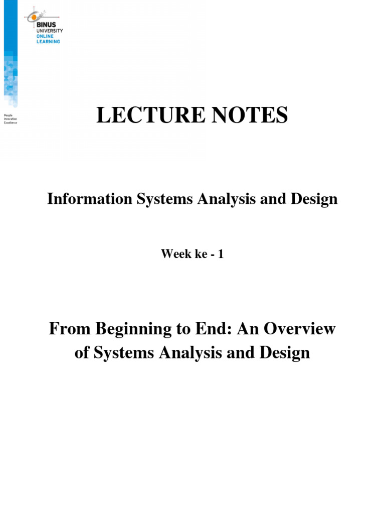 Lecturer Notes Week 1 Pdf 