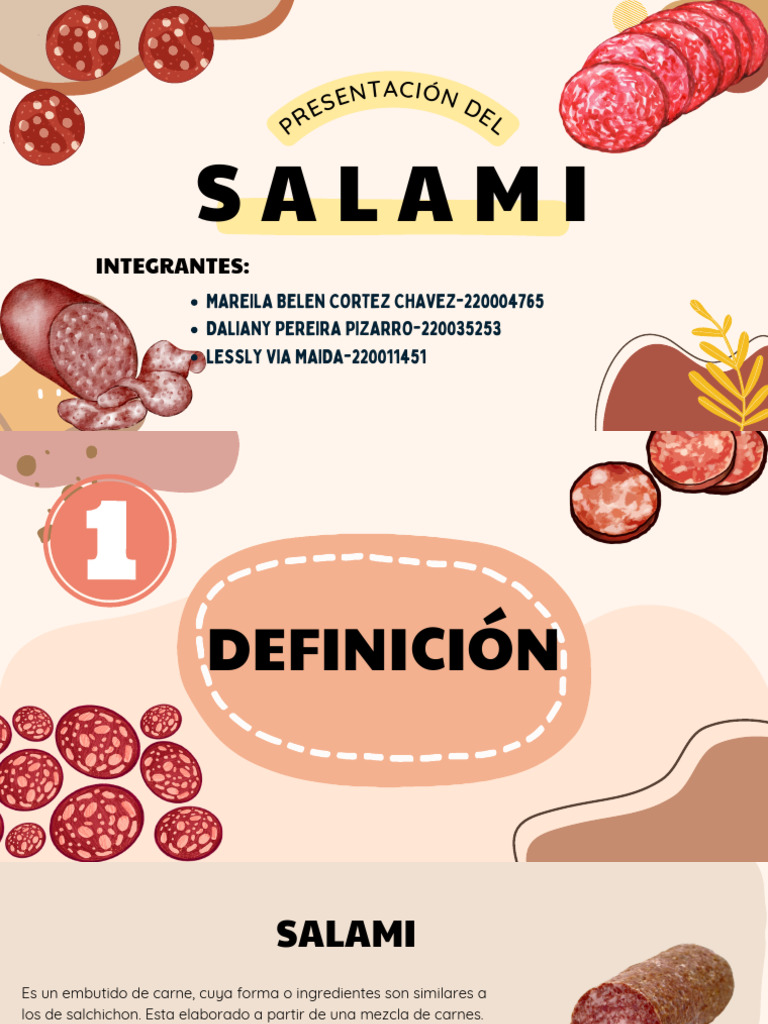 Exposición Del Salami | PDF