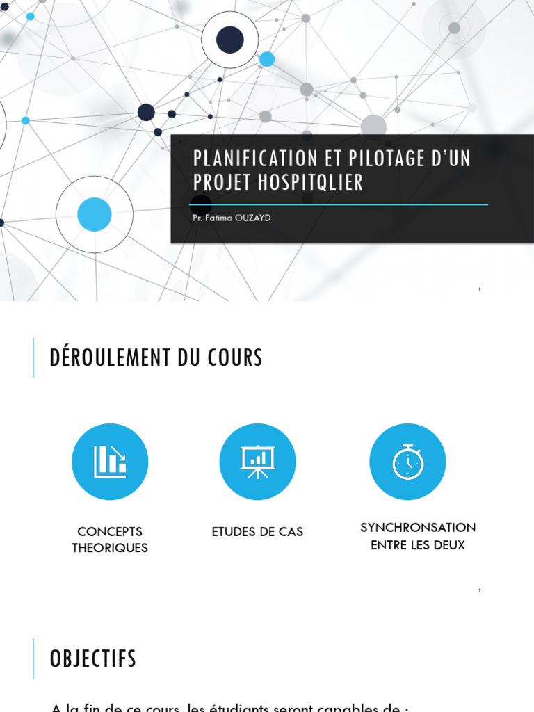 Cours Planification Et Pilotage Du Projet Hospitalier 2022 PARTIE 1 ...