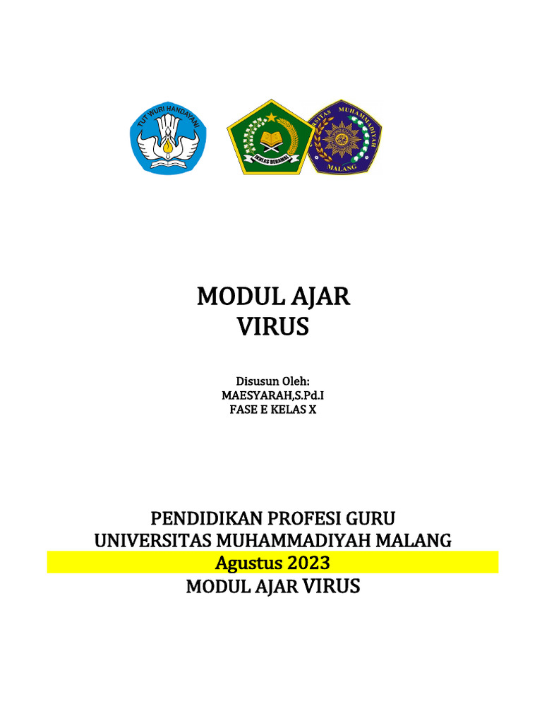 Modul Ajar PPG Umm Tahap II 2023 | PDF