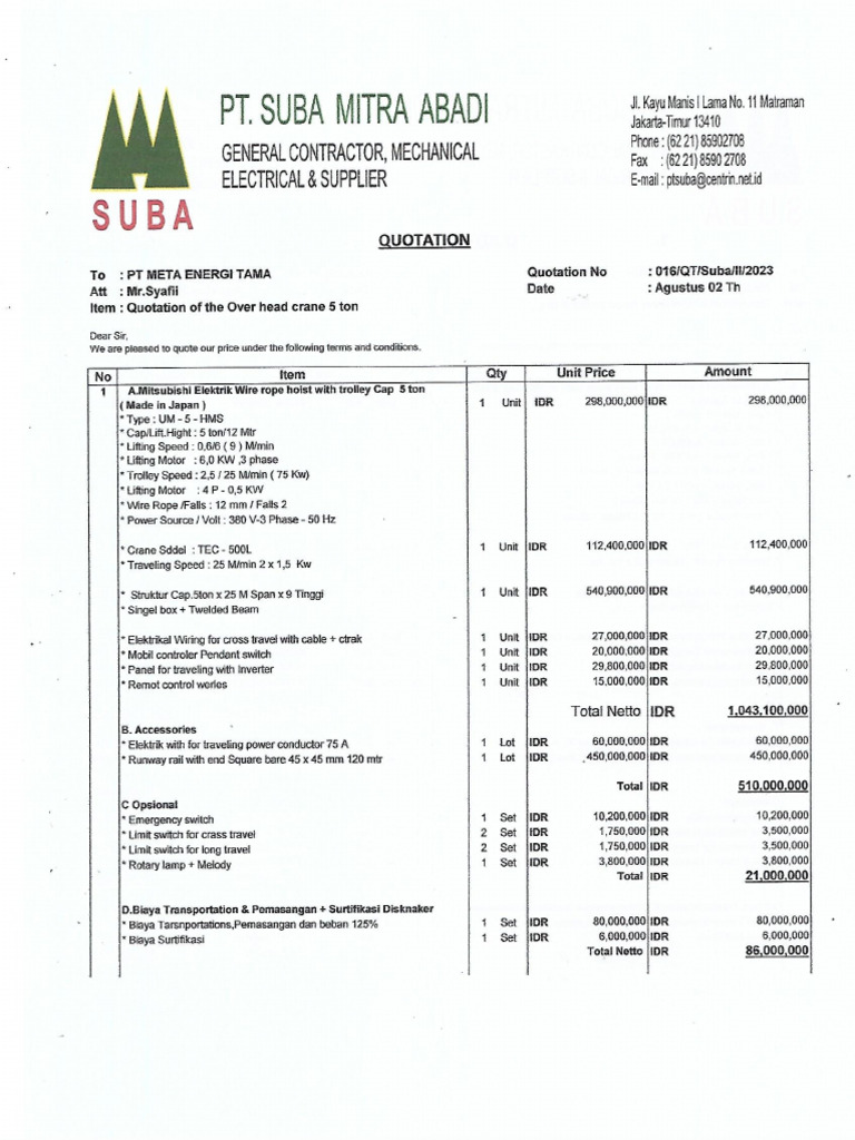 3 Quo.016-1.Suba - qt.II.2023 PT Meta Energi Tama | PDF