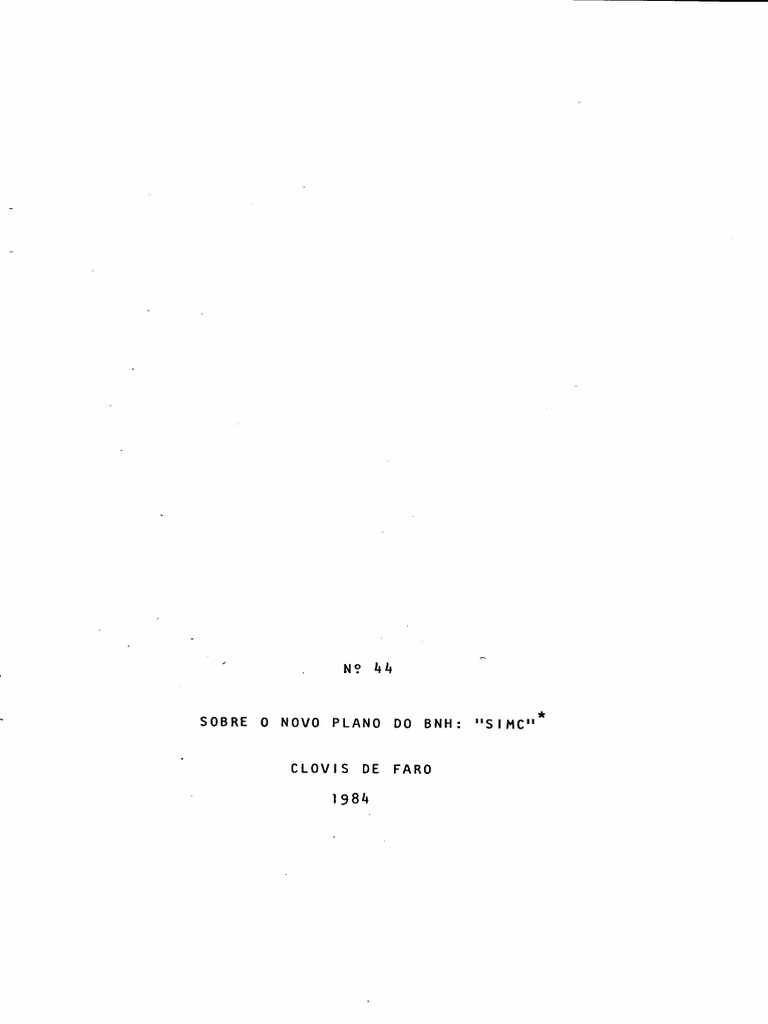 Sobre N Plano BNH SIMC | PDF