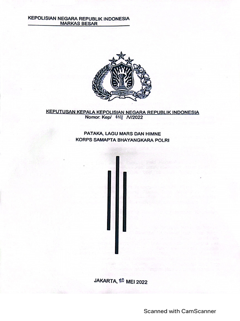 Kep Patakalagi Mars Dan Himne Korps Sam | PDF