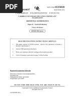 CXC CSEC Additional Mathematics Formulas Sheet | PDF | Geometric ...