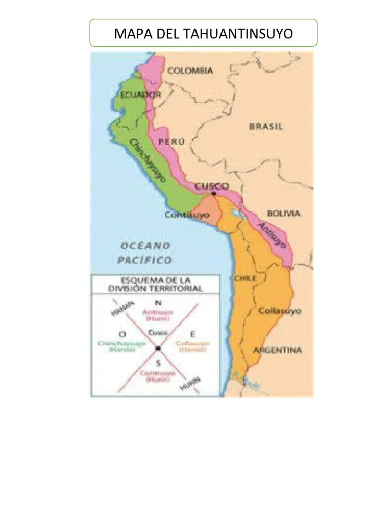 SES 1- MAPA DEL TAHUANTINSUYO | PDF
