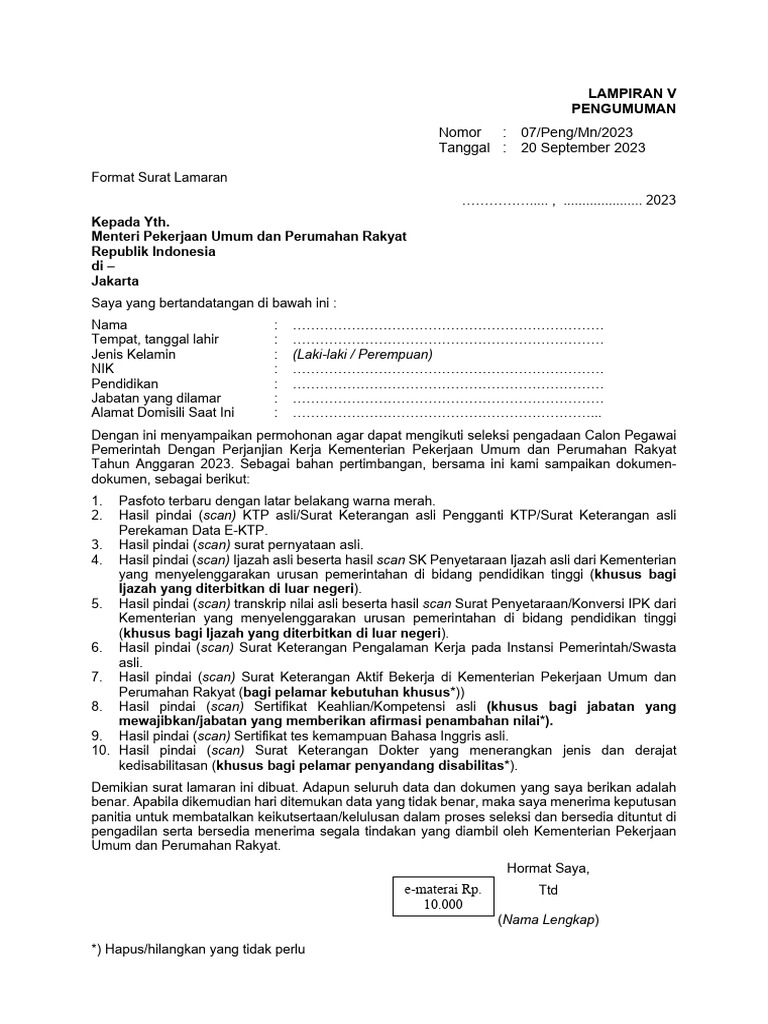 Surat Pupr-375 | PDF