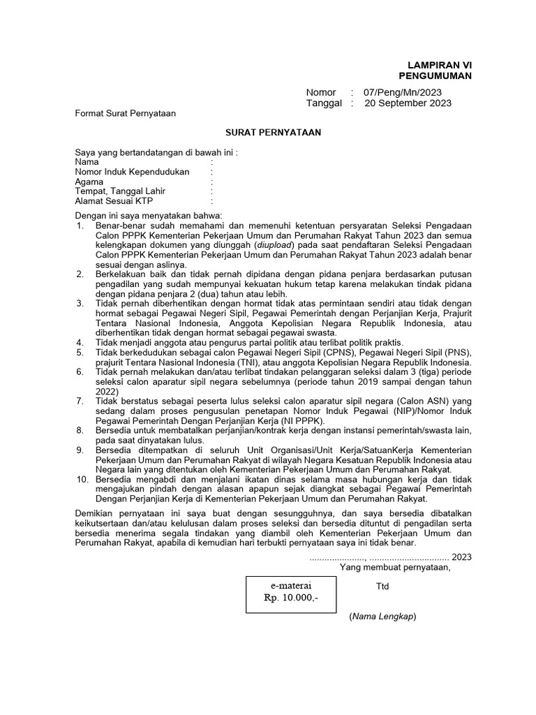 Surat Pupr-376 | PDF