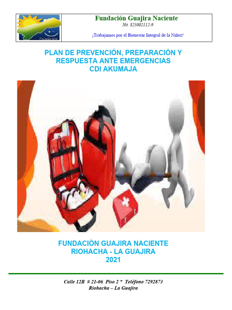 Plan de Emergencia (Ppprae - Cdi Akumaja) | PDF