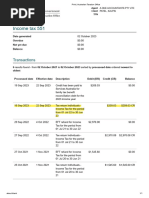 PD7A Statement of Account Overview | PDF | Career & Growth