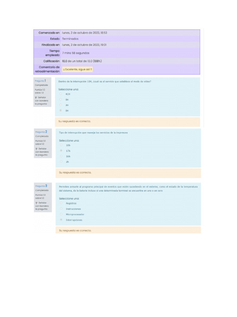 Lenguaje Ensamblador Sem 5 Examen | PDF
