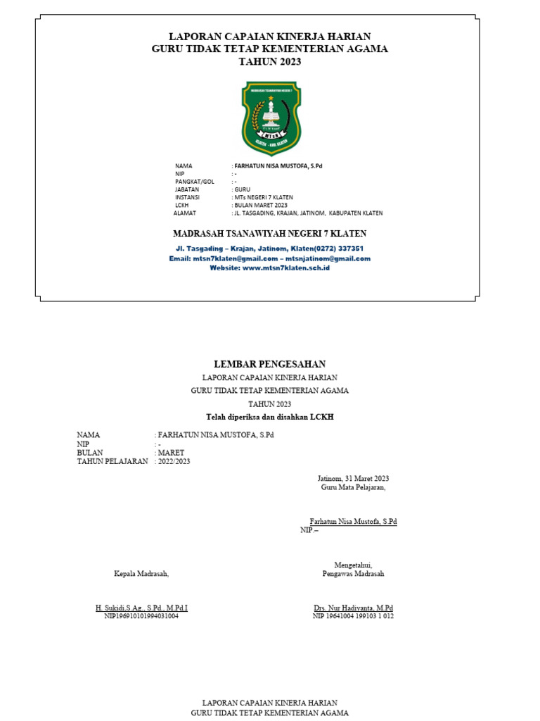 LCKH Maret 2023 | PDF