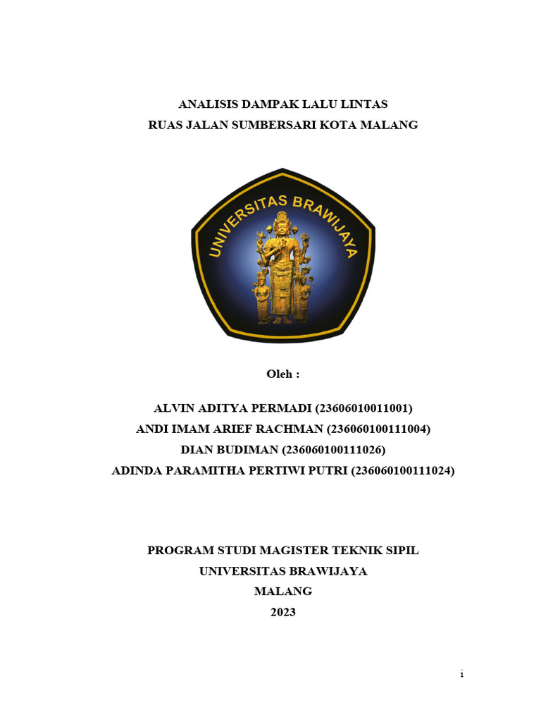 Kel 1 REVISI TUGAS 3 S2 Andalalin 2023 | PDF