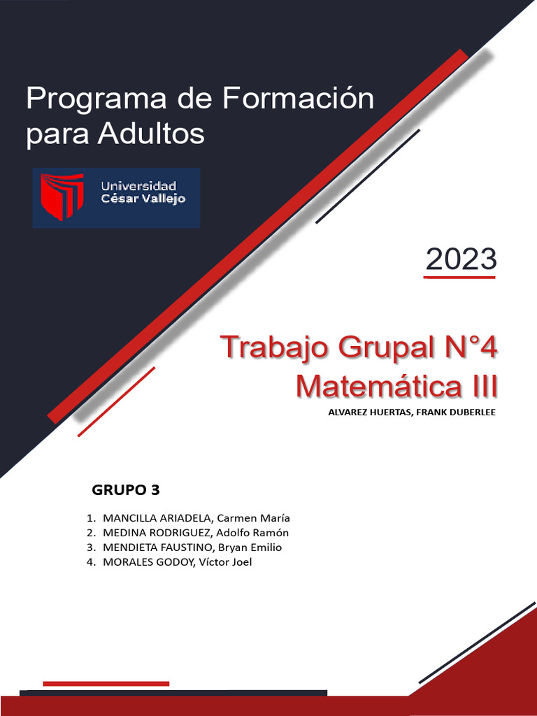 Trabajo Grupal N 4 - Grupo 3 | PDF