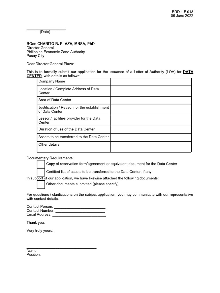 Proforma- Data Center | PDF