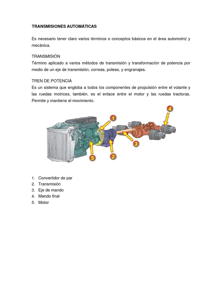 Transmisión Automática | PDF