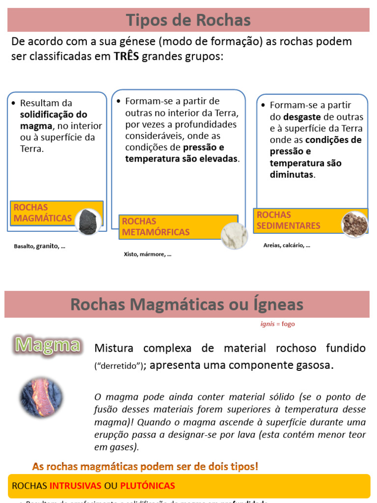 Tipos de Rochas | PDF