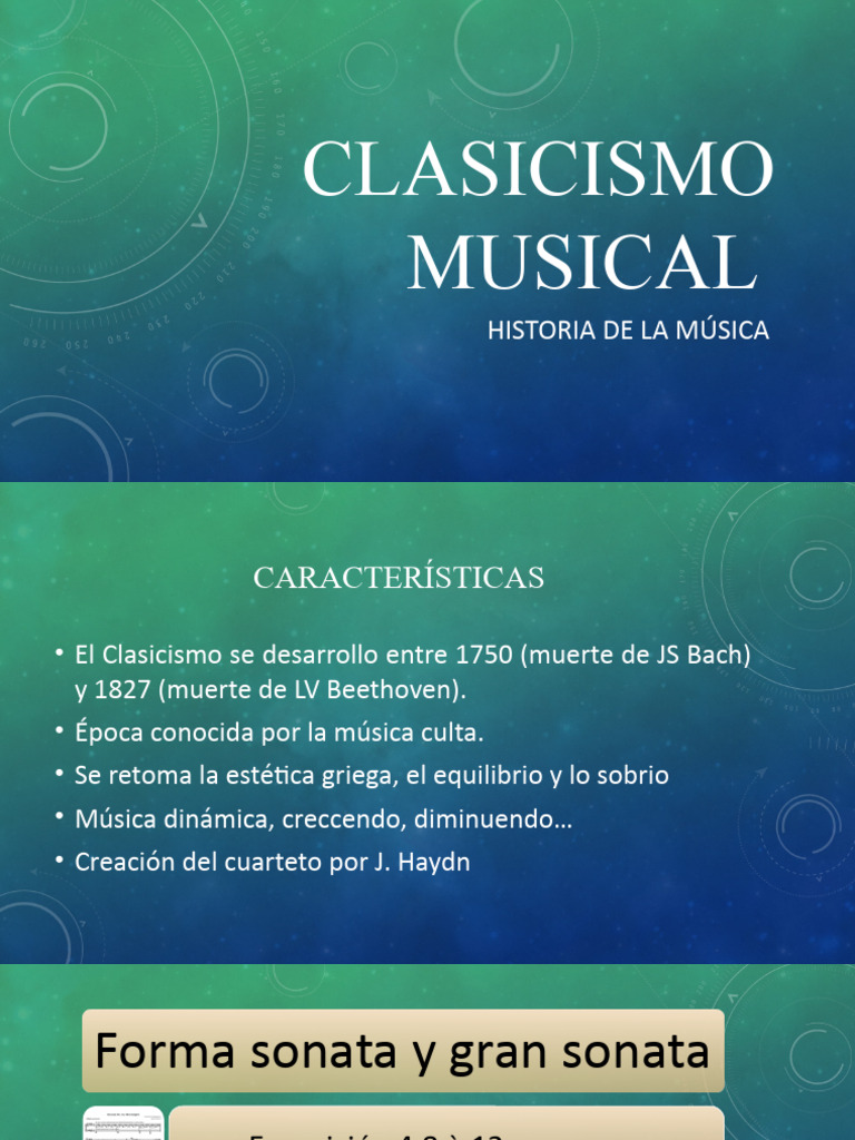 Clasicismo Musical | PDF | Clásicos