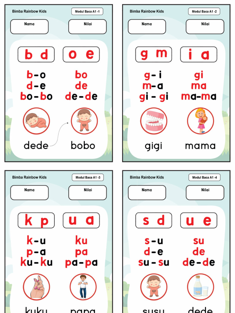MODUL BACA A1 1 | PDF