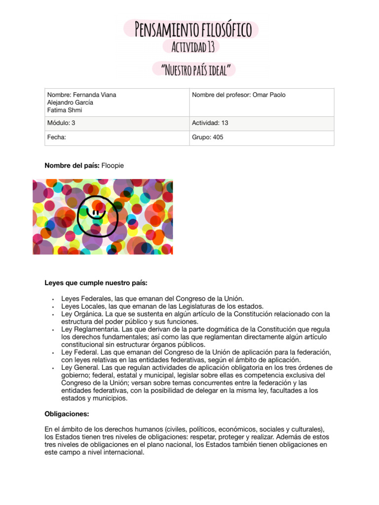 Actividad 13 Filosofía | PDF