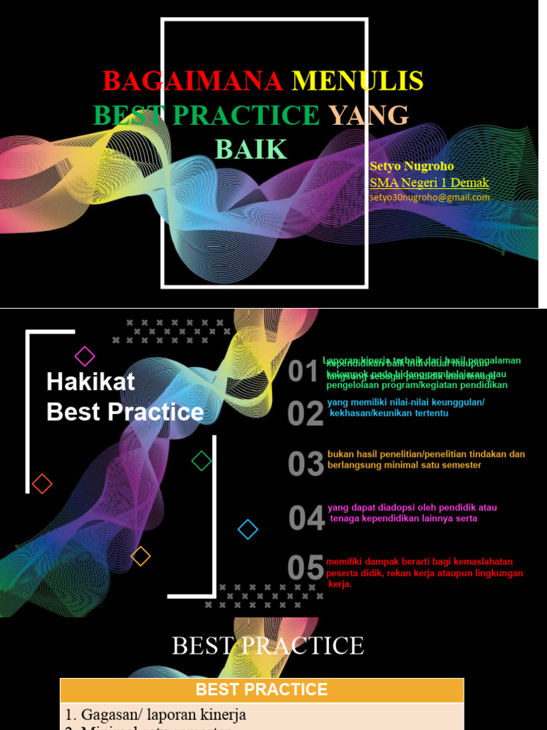 Best Practice Ispi 8 Agustus 2021 Setyo Nugroho Pdf