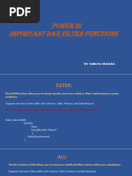 DAX Functions Cheat Sheet | PDF