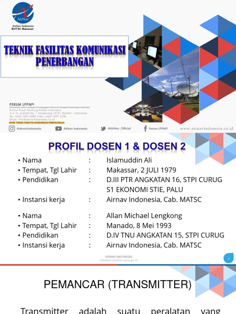 Teknik Komunikasi Penerbangan MATSC | PDF