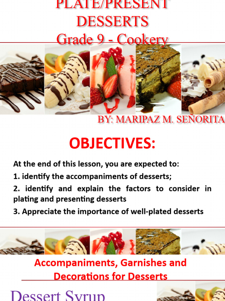 Artof Dessert Plating | PDF