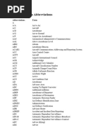 Common Aviation Abbreviations Explained | PDF