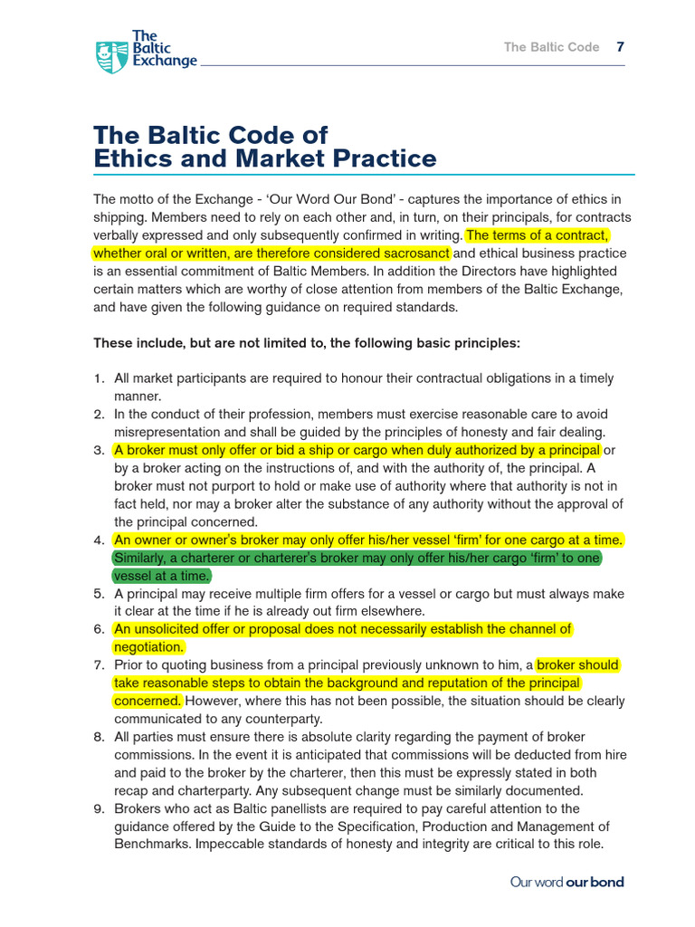 Ethics Pages From The Baltic Code 2014 | PDF | Private Law | Justice